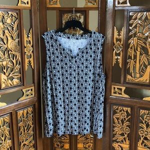 Kim Rogers Tops | Pink Tank Wbronze Accents Large | Poshmark